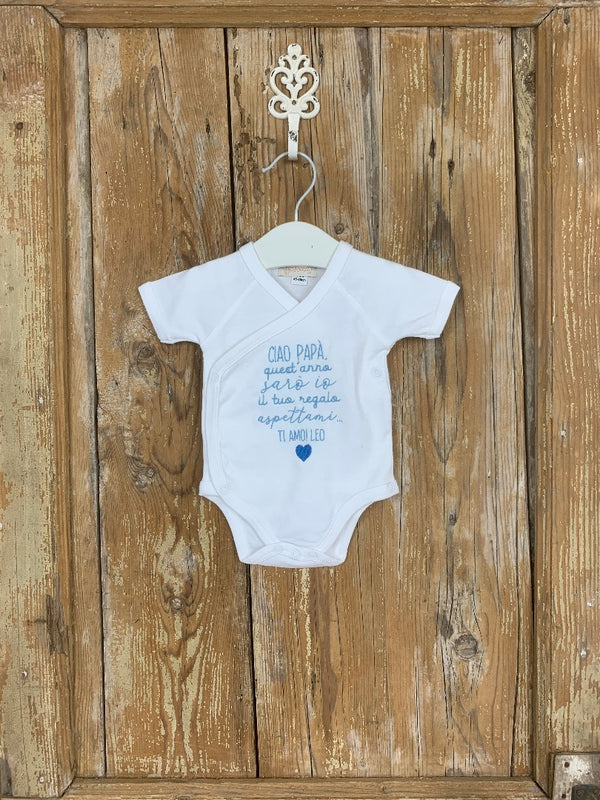 Body ricamato per neonati | festa del papà | cucYScuci Riccione