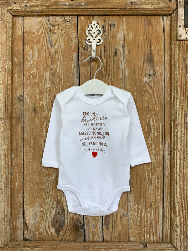 Body neonato ricamato | festa del papà | cucYScuci Riccione