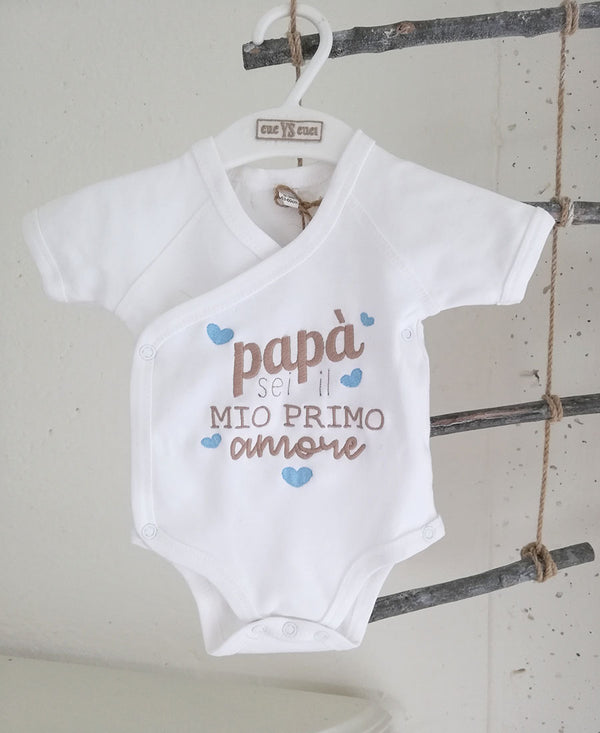 Body ricamato per neonati | festa del papà | cucYScuci Riccione