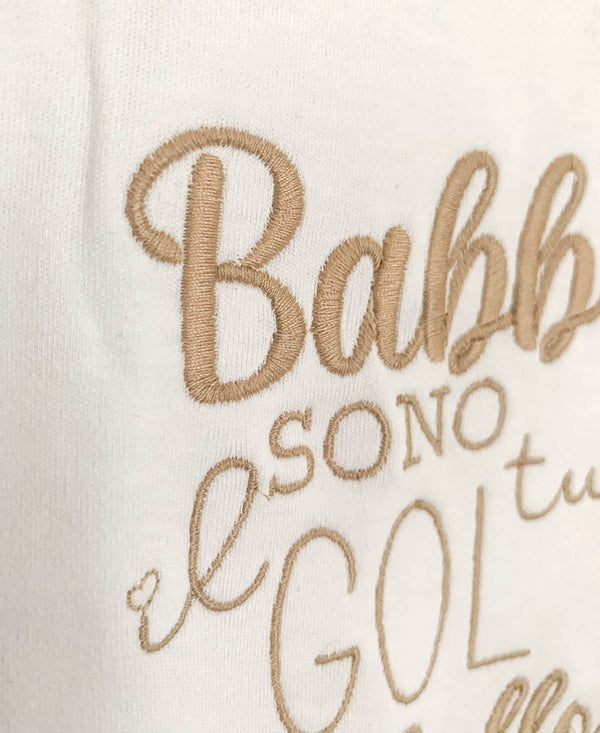 Body ricamato e personalizzato | festa del papà | cucYScuci Riccione