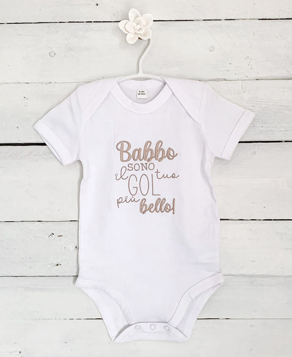 Body ricamato e personalizzato | festa del papà | cucYScuci Riccione
